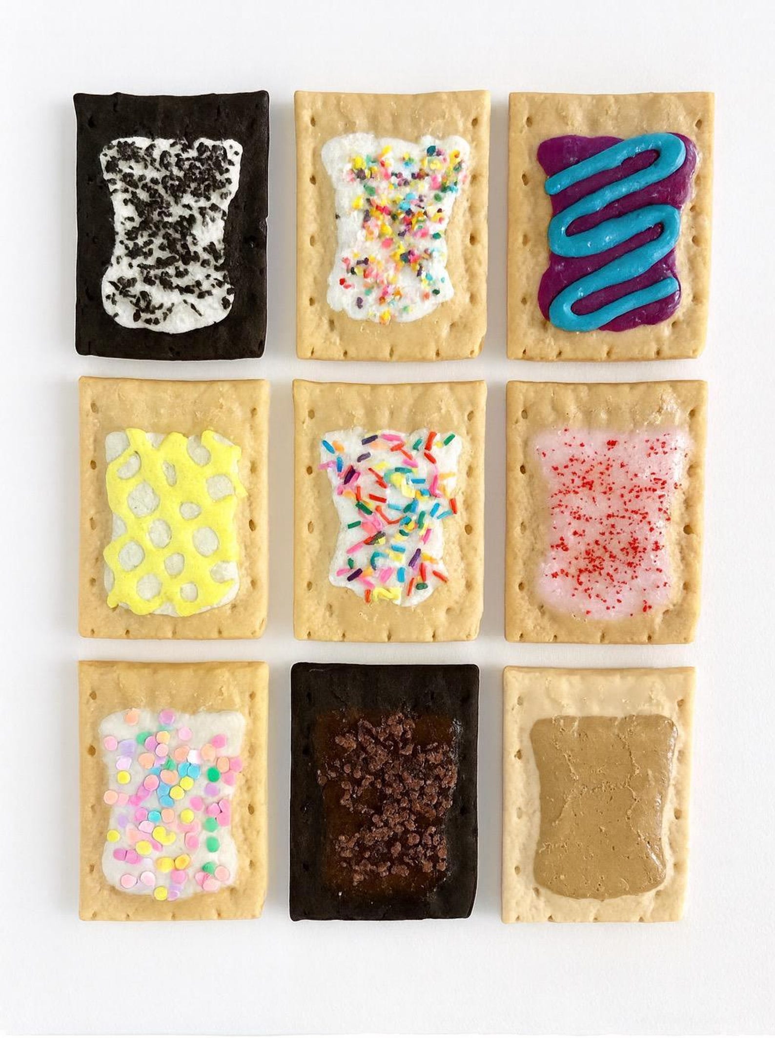 POP TART 3D Resin Wall Art – Colorful Breakfast Pastry Sculptures ...
