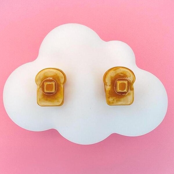 Toast Earrings - Etsy