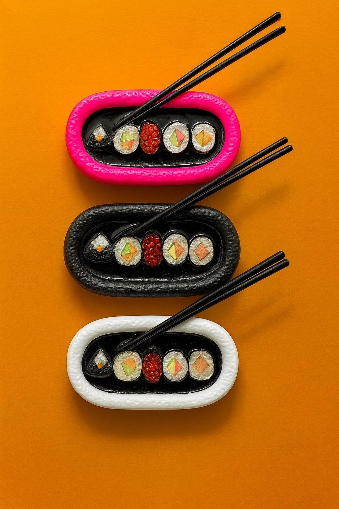 SUSHI Wall Art 3d Fake Food Art / Chopsticks / Fake Fish/ Realistic ...