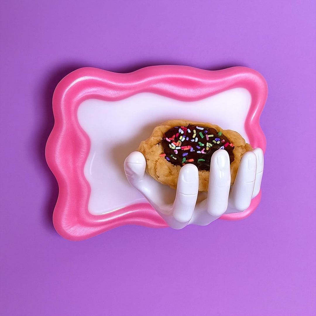 HAND HOLDING Sugar COOKIES 3d Resin Wall Art / 3D Wall Sculpture ...