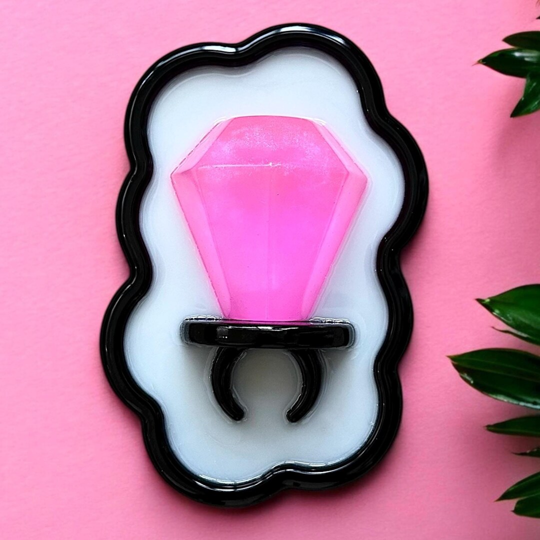9-inch Giant RING POP Wall Art Sculpture – 3D Pink Candy Resin Art ...
