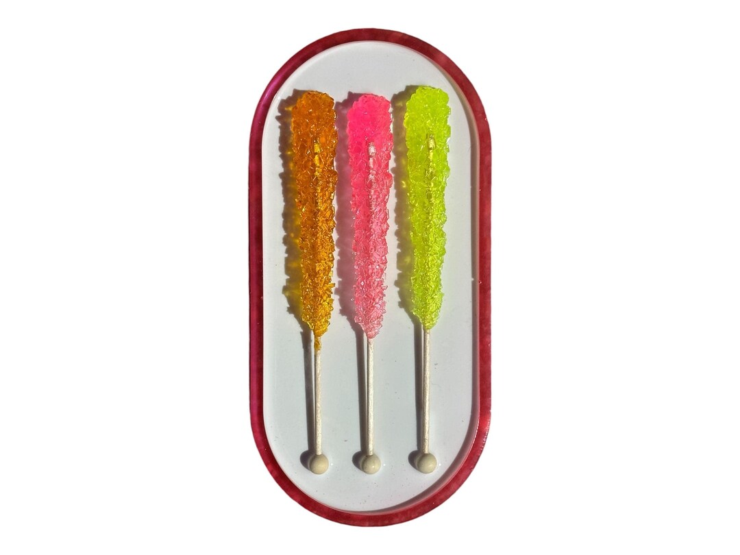 Rock Candy Resin 3d Pop Food Art One of a Kind Candy Gummy Bears ...