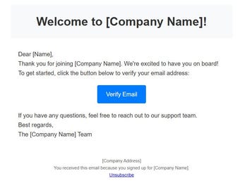Customizable HTML Email Template Bundle Welcome Email Template, Invoice ...