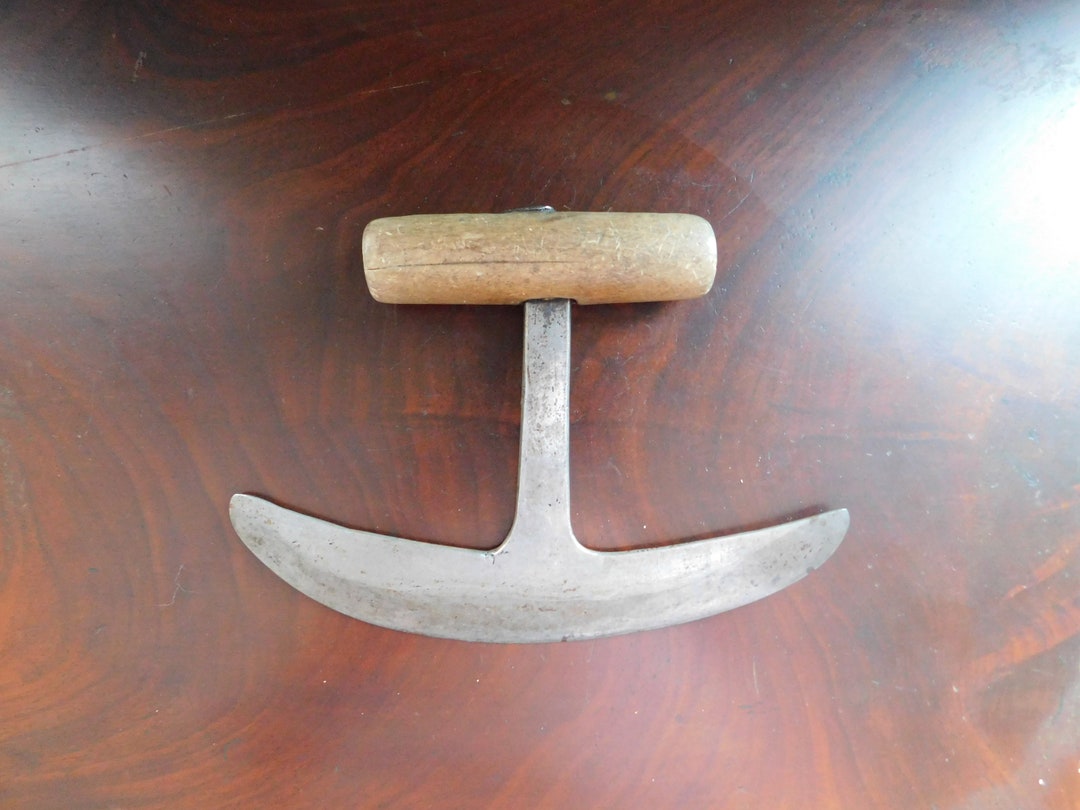Antique Hand Forged Steel Food Chopper, Early to Mid 19th Century ...