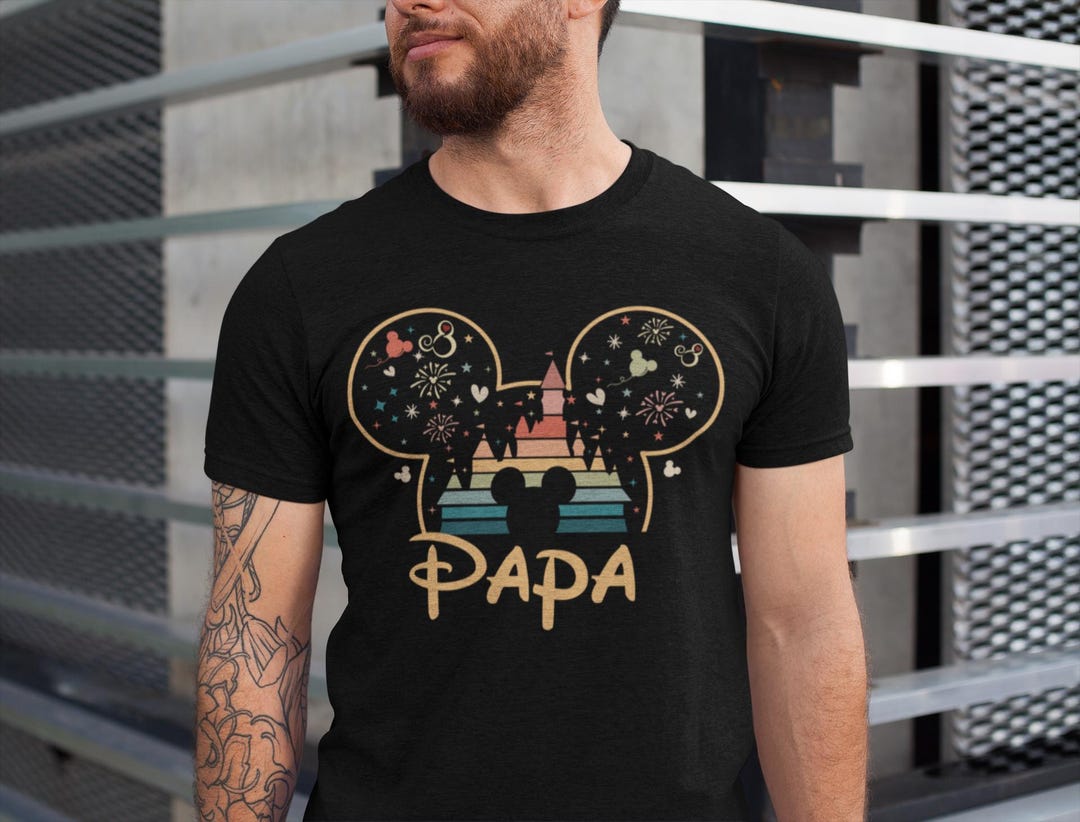 Papa Mouse Disney Shirt, Papa Disney T-shirt, Father's Day Gift, Disney ...