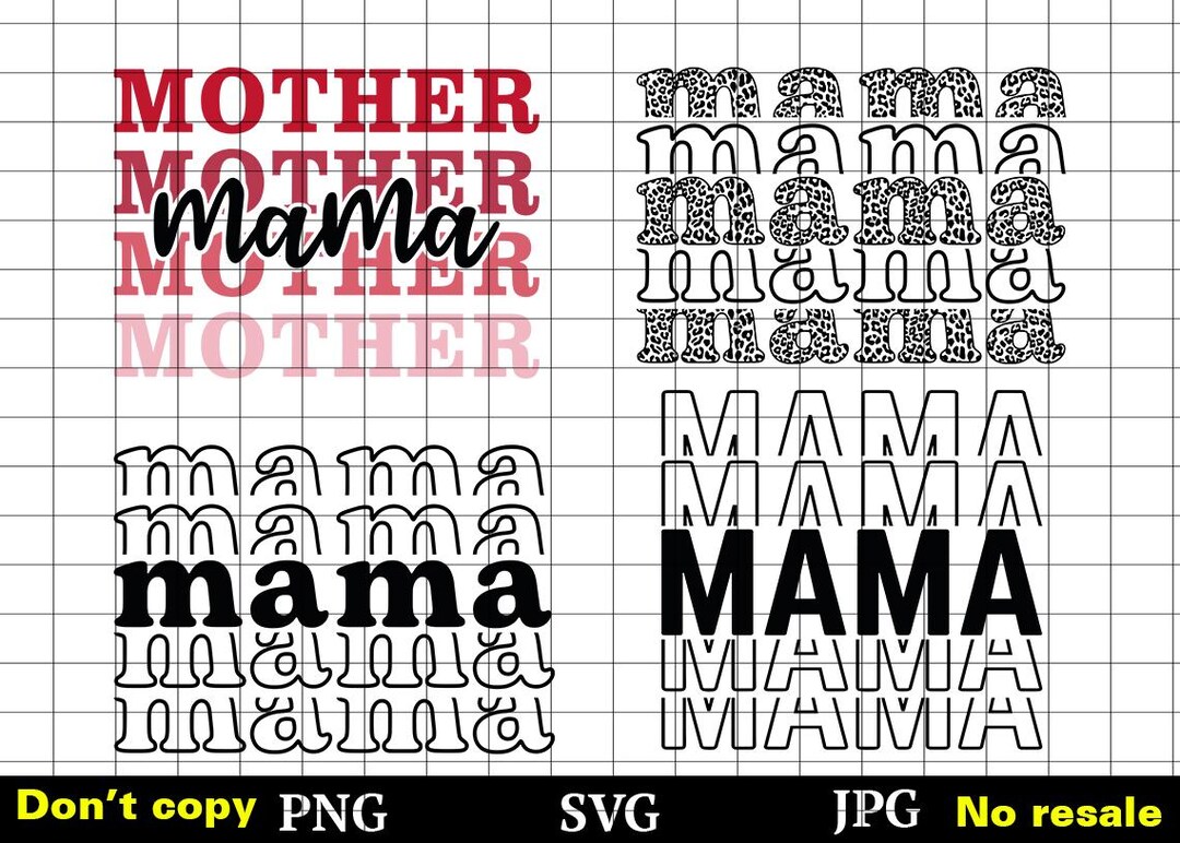 Mama SVG File, Mom Svg File, Mama Cut File, Mom Cut File, Mothers Day ...