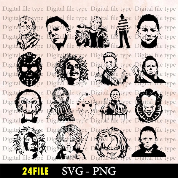 Horror Movie Svg - Etsy