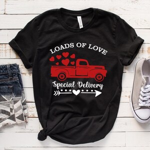 Valentines Red Truck SVG, Loads of Love Svg-png, Valentines Vintage ...