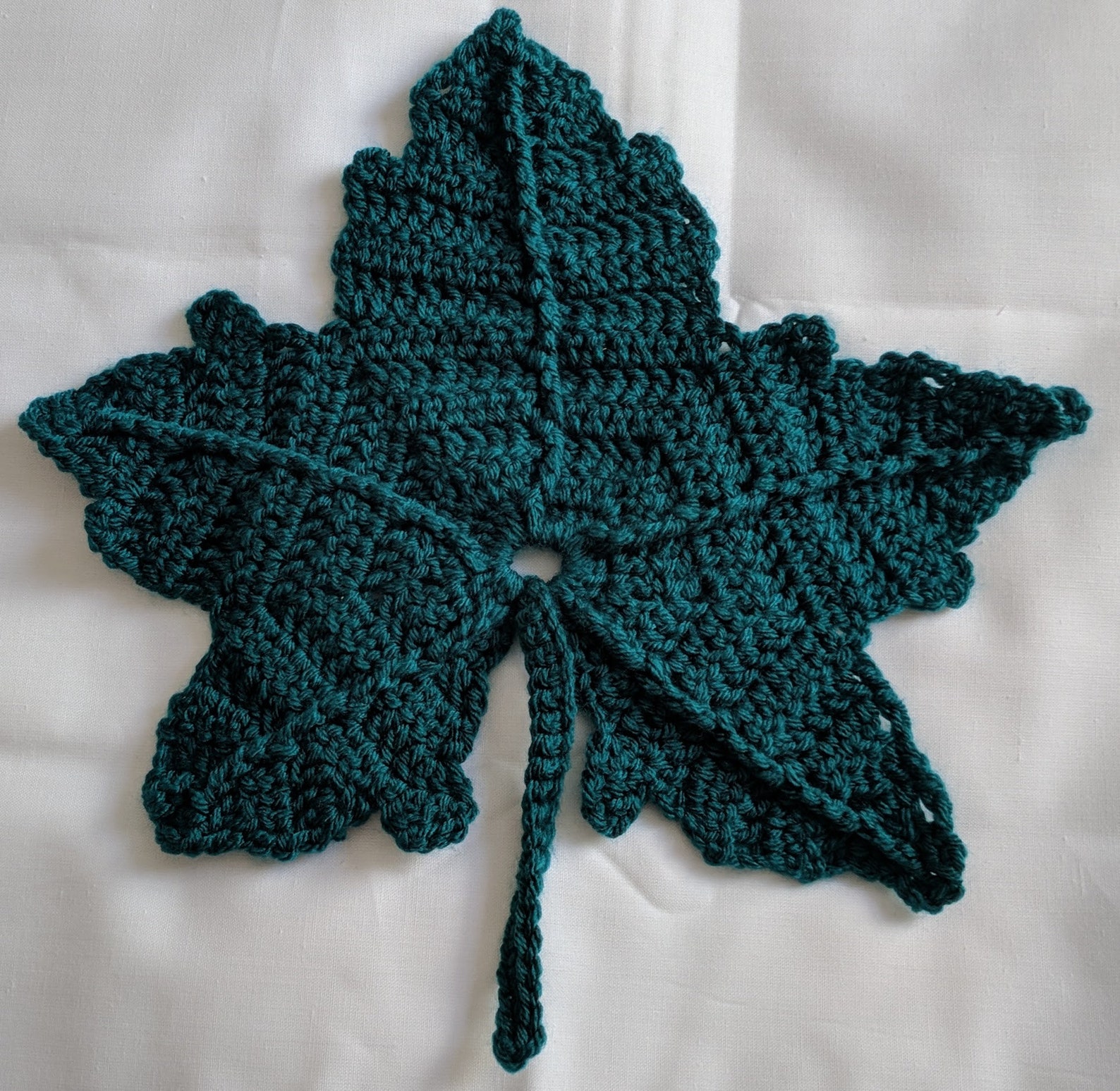 Maple Leaf PDF Crochet Pattern Coaster, Bookmark, Home Decor - Etsy