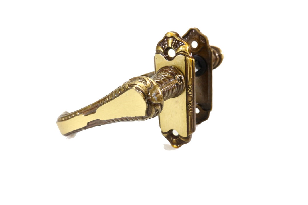 One Set Of Exquisitely Detailed Brass French Door handles And Etsy one-set-of-exquisitely-detailed-brass-french-door-handles-and-etsy