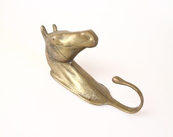 Brass Horse Coat Hanger | Etsy