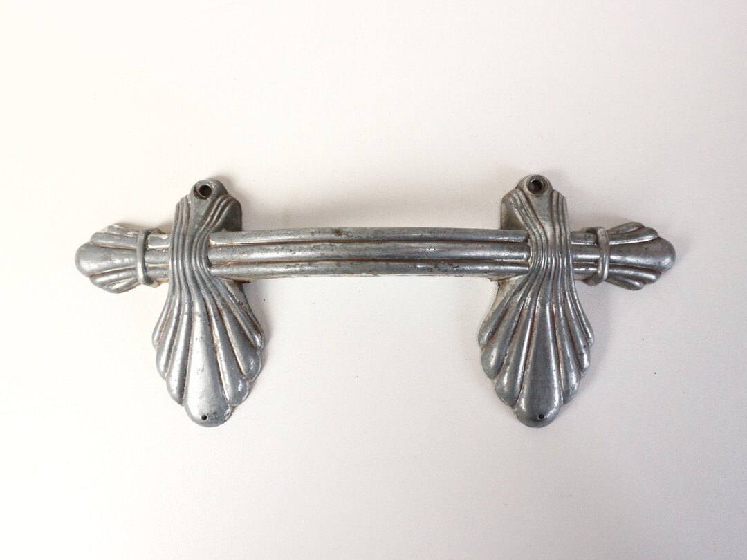 One (1) Coffin Handle, Vintage Steel Drawer Handle - Elegance Drawer ...