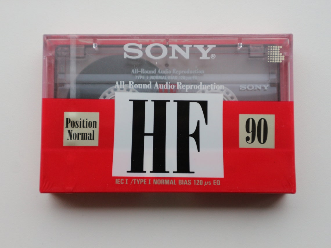1 one Sony HF 90 Cassette Tape Sealed Type I Empty Tape - Etsy