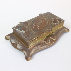 Antique Postage Stamp Holder, Brass Postage Stamp Holder, Hollywood ...