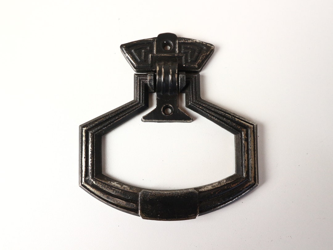 One (1) Coffin Handle, Vintage Steel Drawer Handle - Elegance Drawer ...