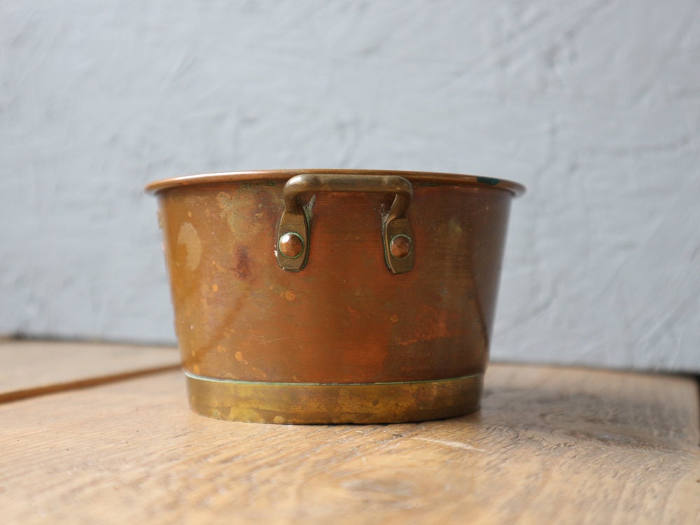 Small Vintage Brass Planter Pot Vintage Brass Pot Vintage - Etsy