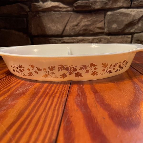 Pyrex Golden Leaf - Etsy