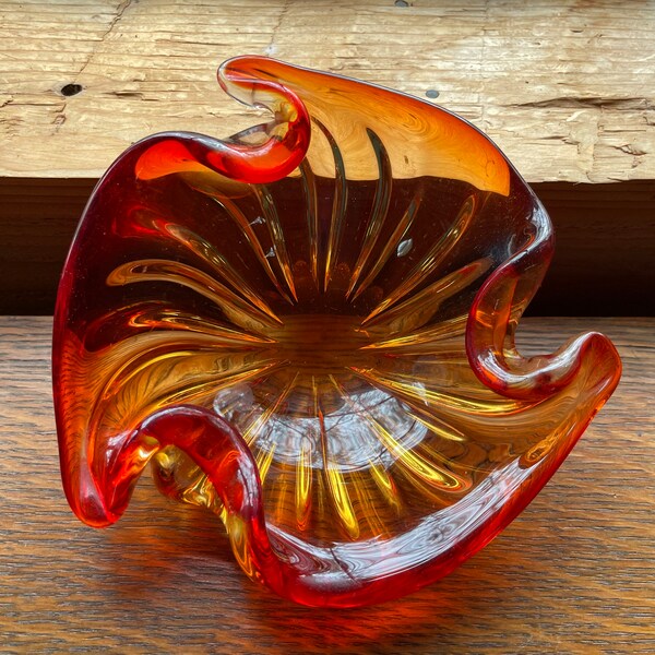 Amberina Glass - Etsy