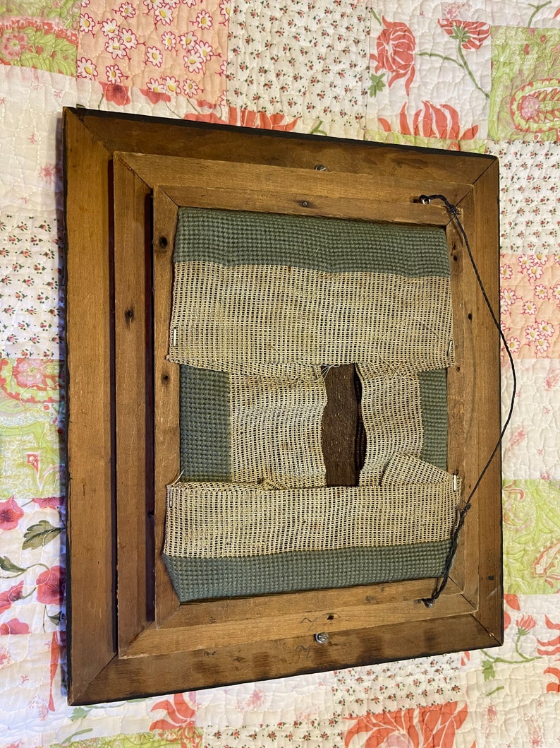 Beautiful Vintage Needle Point Framed - Etsy