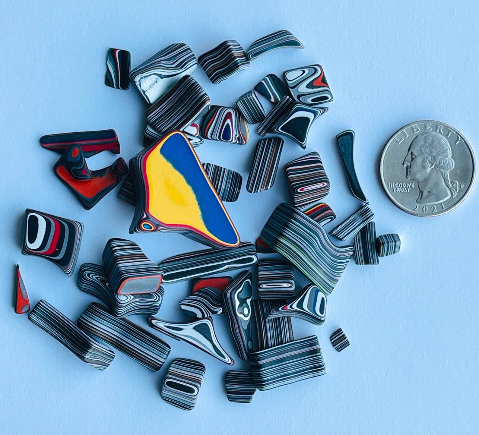 Fordite Detroit Agate Jewelry Pieces Car Paint - Etsy