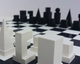 Minimalist Chess Set | Etsy
