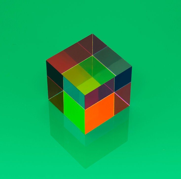 4cm CMY Colour Cube Mixed Colour Gradient Fidget Cube - Etsy UK