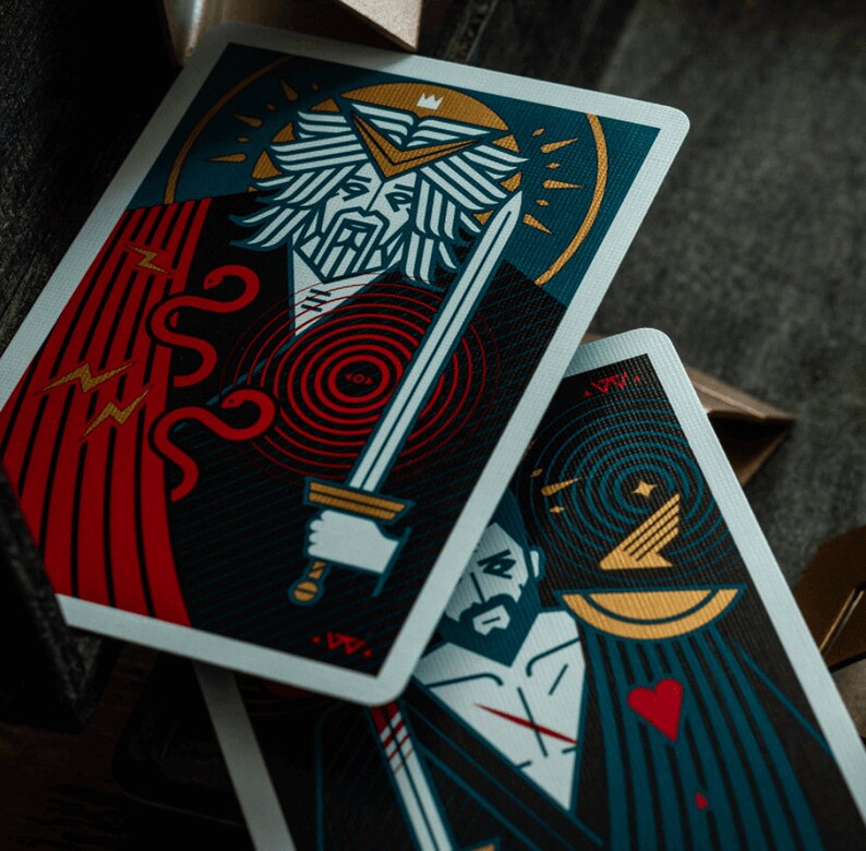 Egoism Rust Playing Cards Gorgeous Illustrations - Etsy