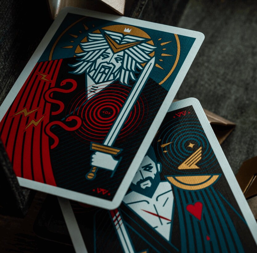 Egoism Rust Playing Cards Gorgeous Illustrations - Etsy