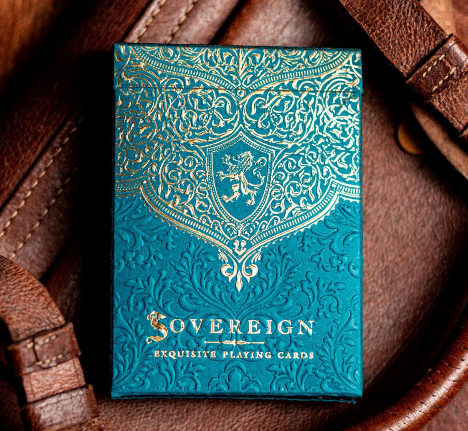 Blue Sovereign Luxury Playing Cards - Etsy