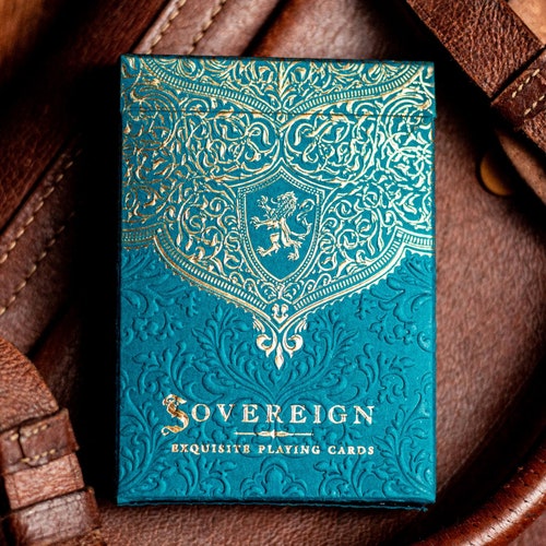 Blue Sovereign Luxury Playing Cards - Etsy