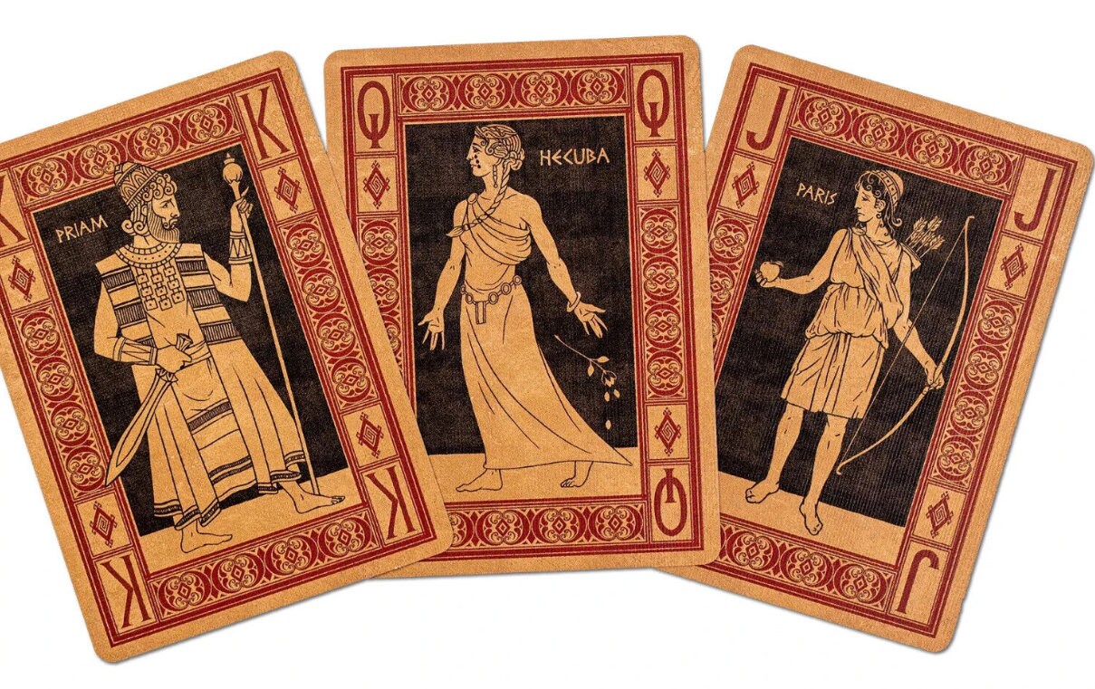 The Iliad Playing Cards Hand Illustrated Luxury Deck - Etsy UK