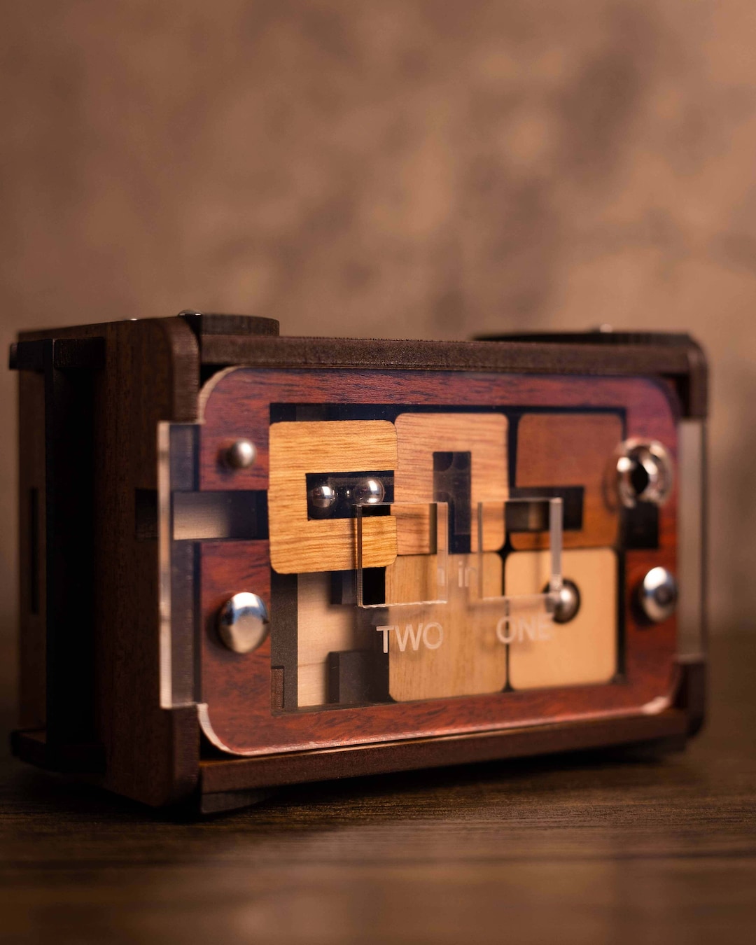 Two in One, Wood Puzzle Box - Etsy