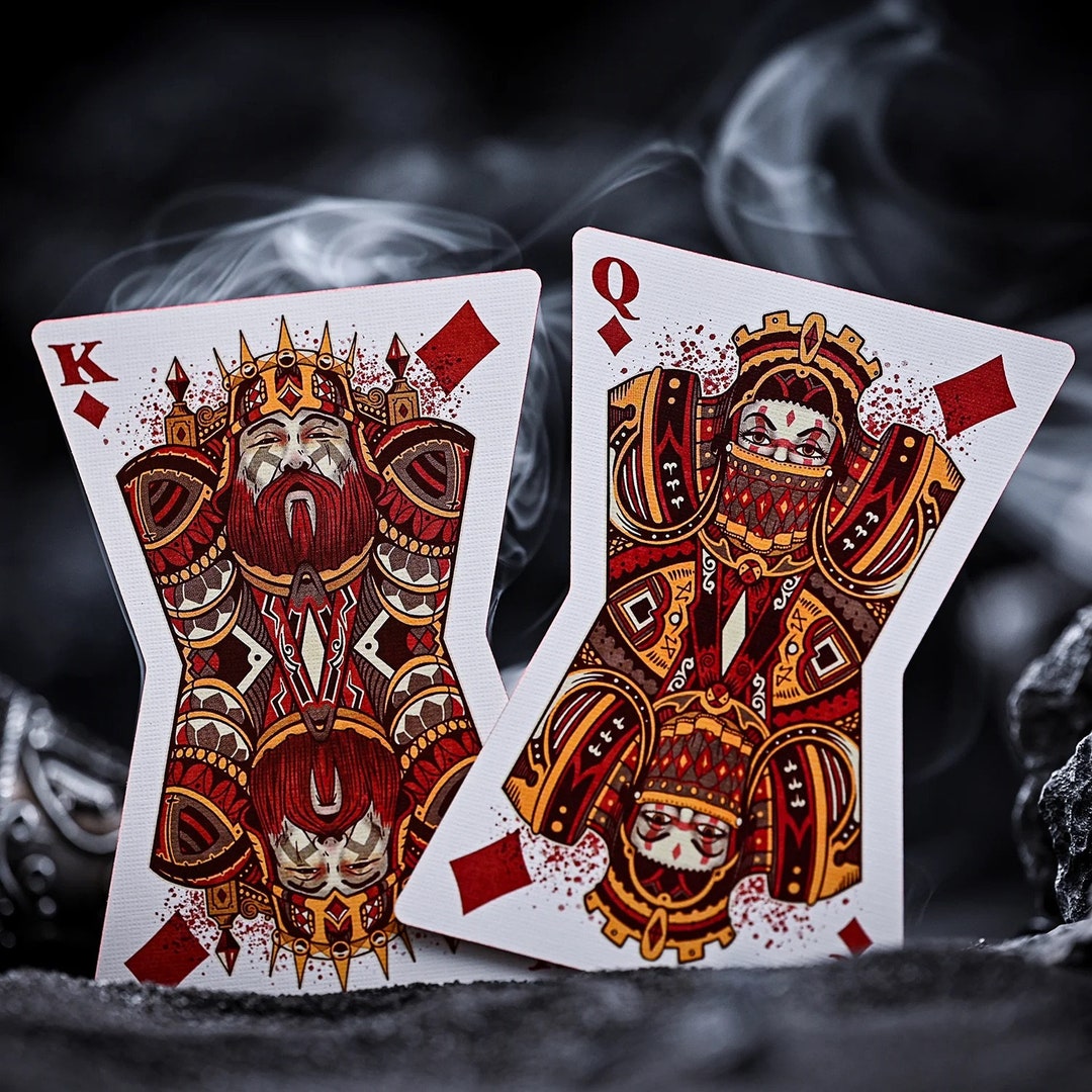 17th Kingdom Avant Garde Playing Cards - Unusual Shape Poker Size Deck ...
