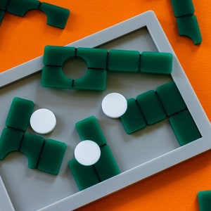 Green 13 Acrylic Packing Puzzle - Etsy
