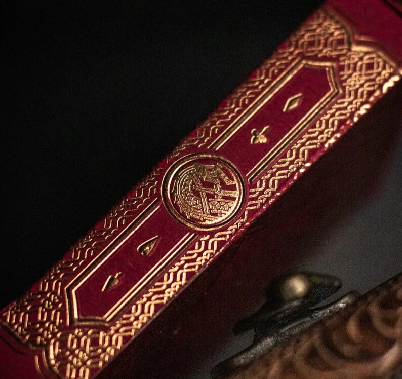 Umbra Red Luxury Playing Cards - Etsy UK