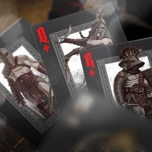 Legionary Day Deck - Luxury Playing Cards Inspired by Roman Legion, Gladiators - Etsy