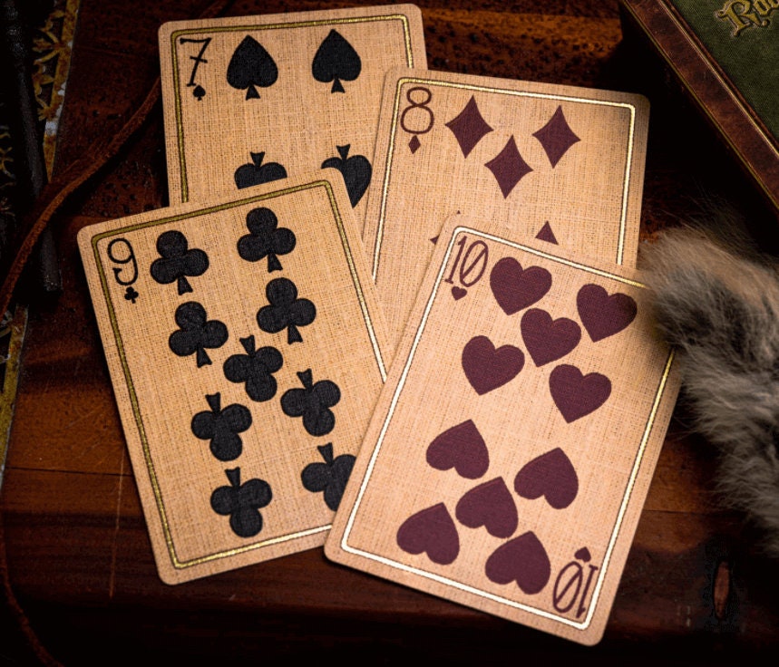 Robin Hood Playing Cards Hand Illustrated Luxury Deck by | Etsy
