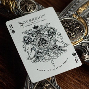 Blue Sovereign Luxury Playing Cards - Etsy