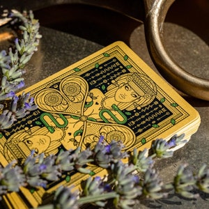 Eva Noire Playing Cards - Custom Illustrated Artwork - Etsy