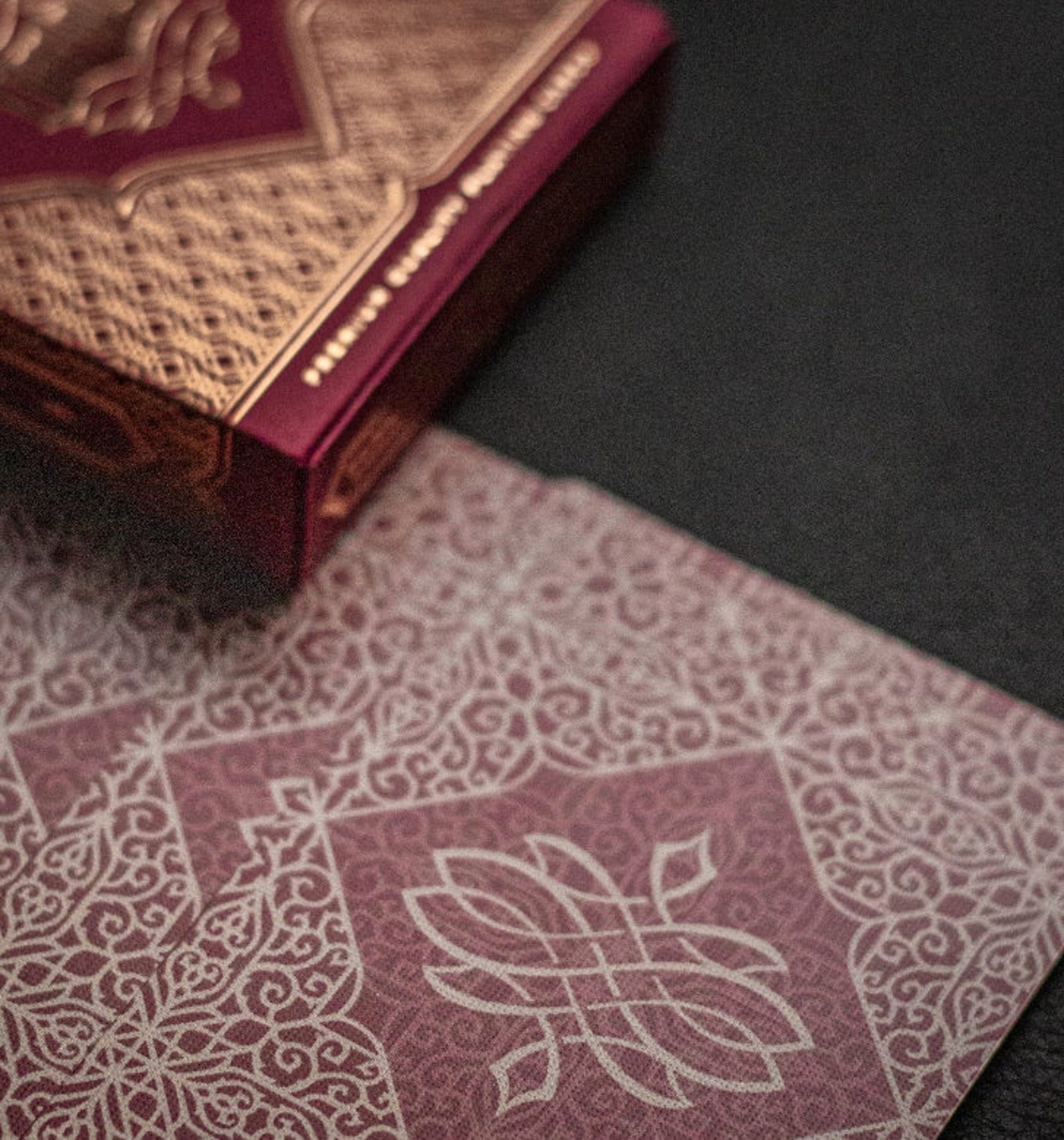 Umbra Red Luxury Playing Cards - Etsy UK