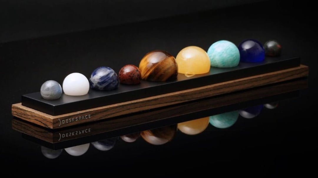 Handcrafted Gemstone Solar System Set - Etsy