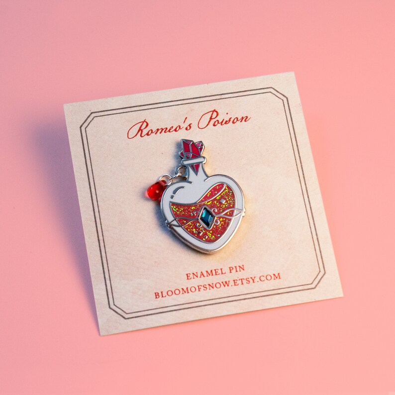 Romeo & Juliet Enamel Pins | Etsy
