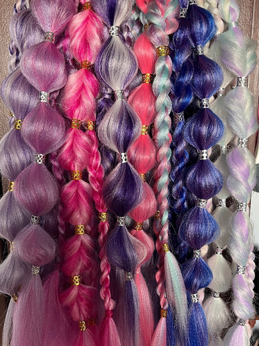 Festival Rave Hair Braids - Etsy