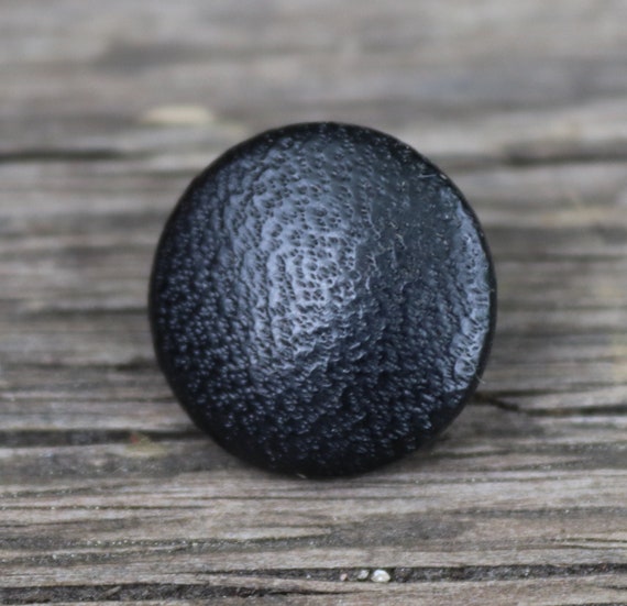 10 Vintage Black Buttons - Etsy