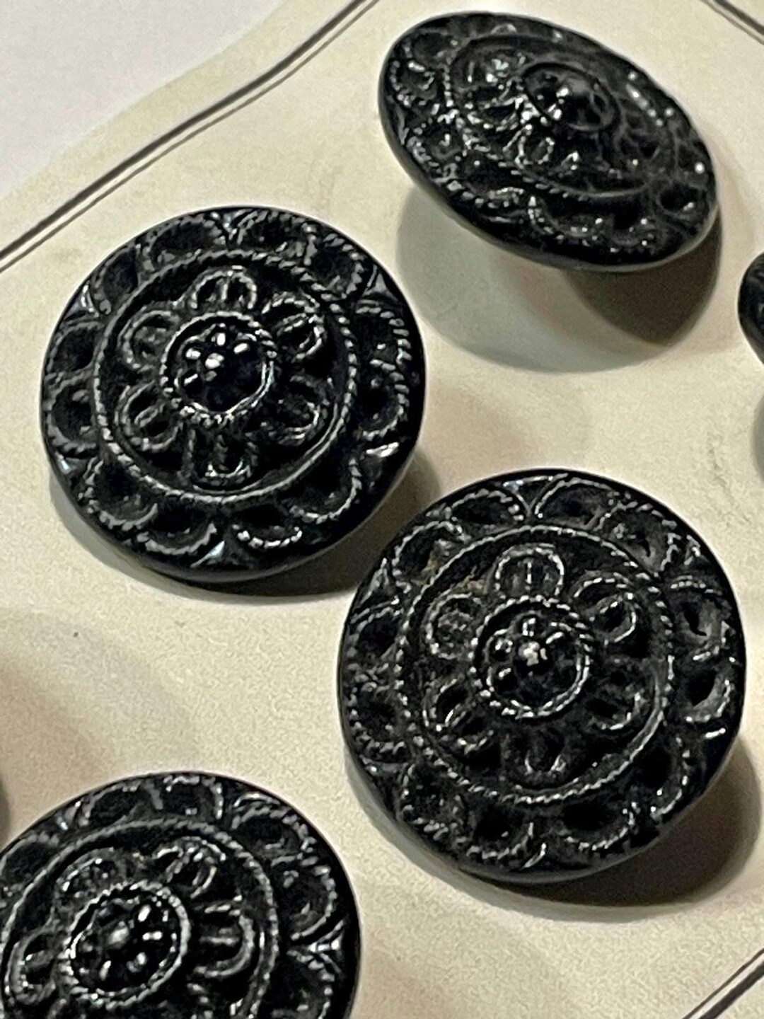 8 Antique Tin Buttons 23 Mm 1920s - Etsy