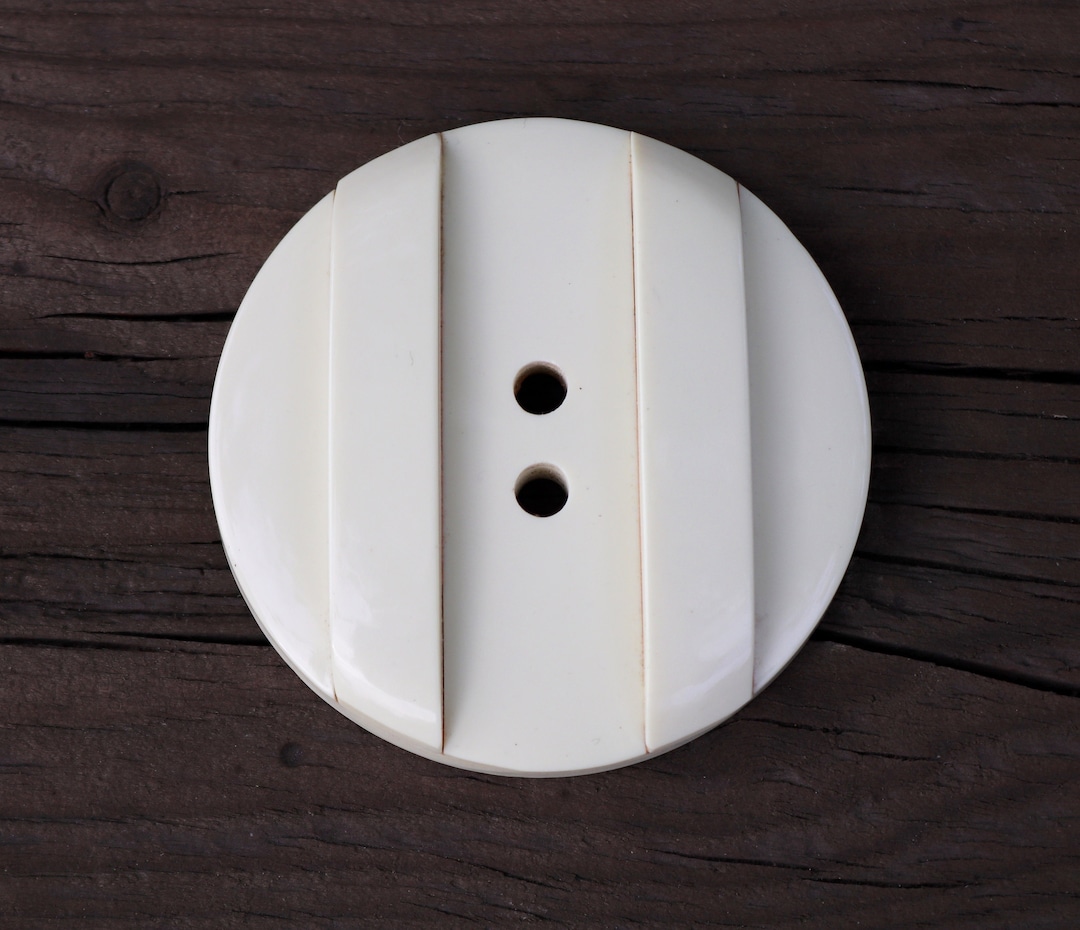 Giant Antique Button, 58 Mm, 30th - Etsy