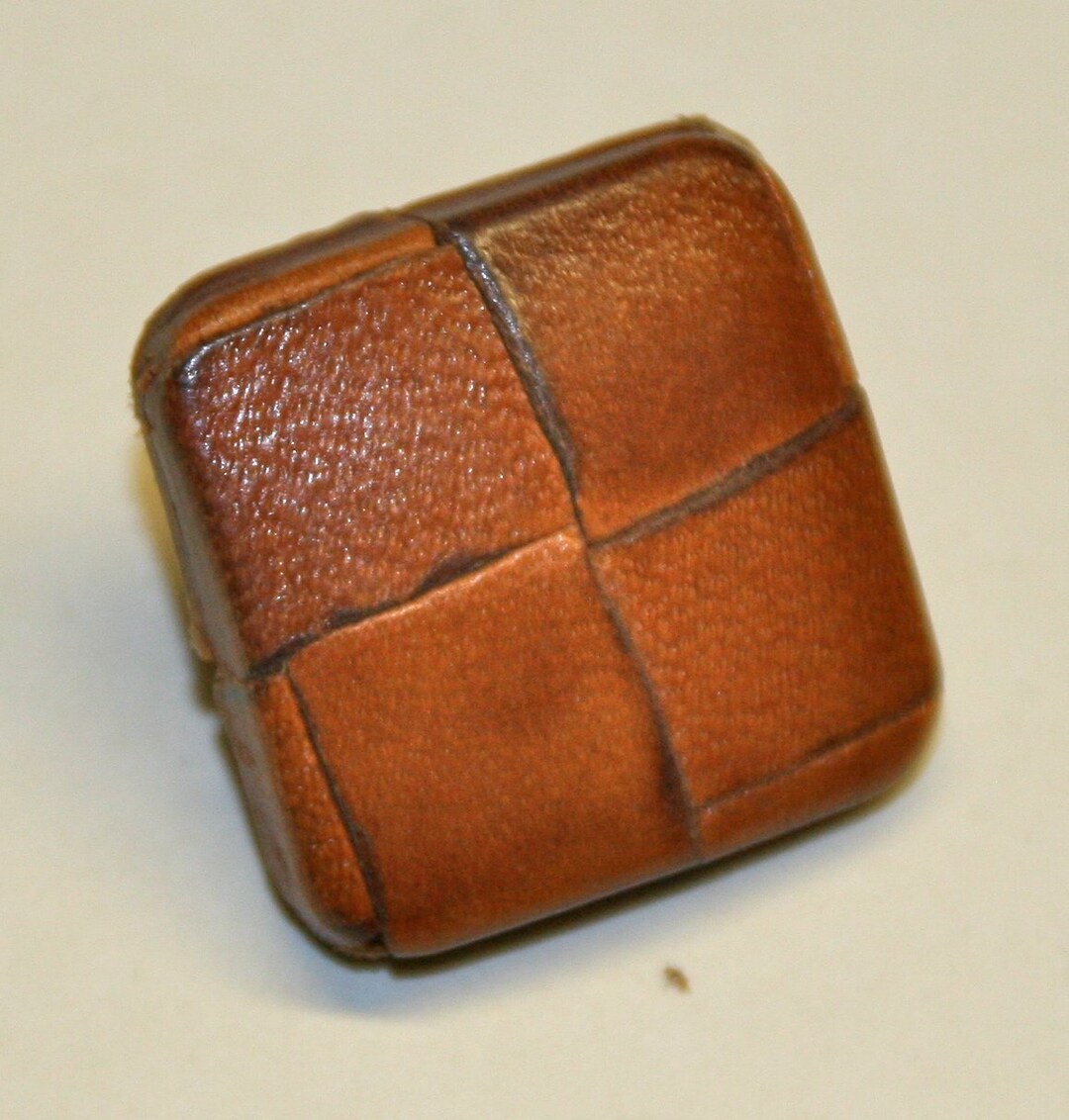 4 Vintage Duffle Coat Buttons Made of Leather - Etsy