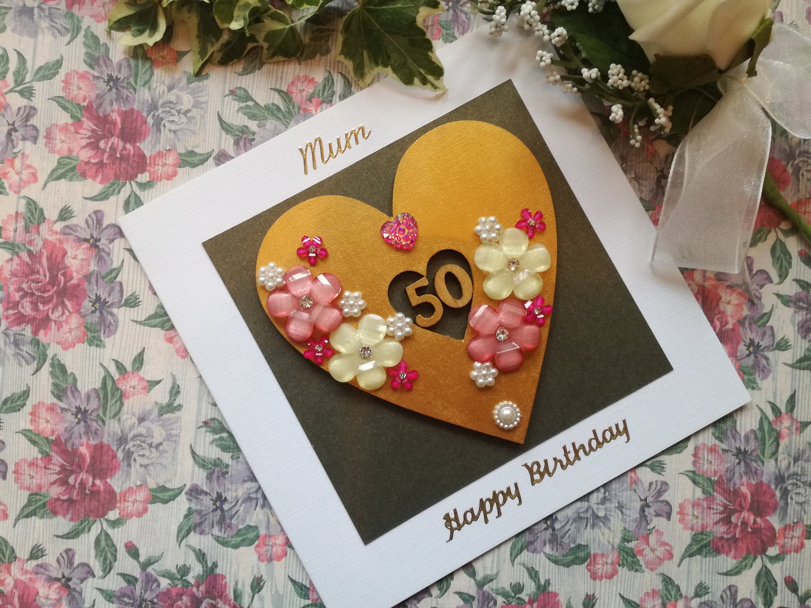 Mum 50th Birthday Card Gift Special Luxury Wooden Keepsake Etsy mum-50th-birthday-card-gift-special-luxury-wooden-keepsake-etsy