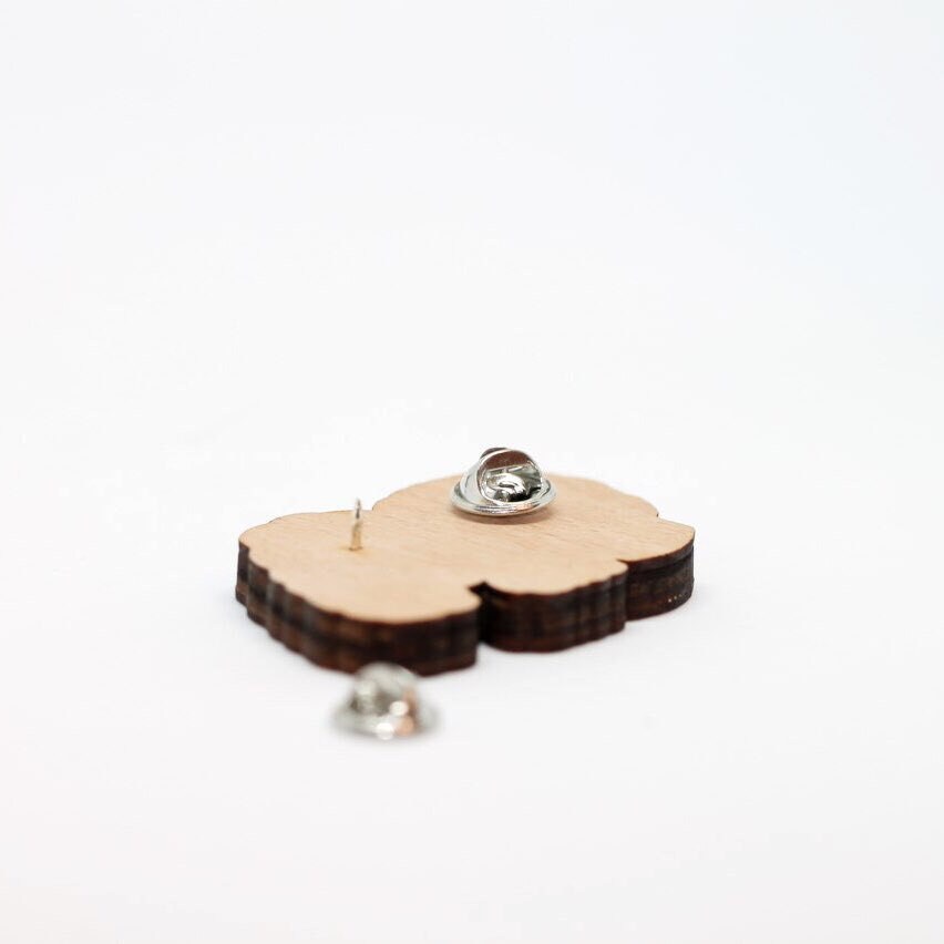 Couple Gift Couple Portrait Wooden Pin Custom Personalized - Etsy