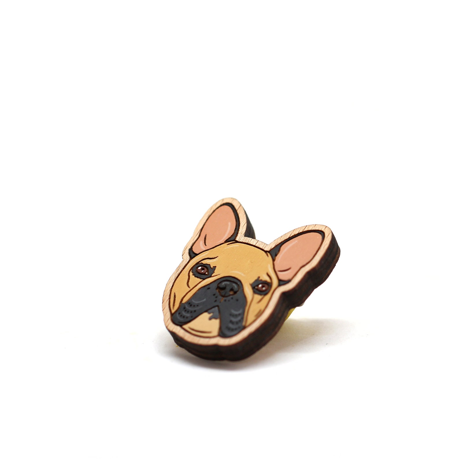 Dog Pin Wooden Custom Unique Made to Order Photo Dog Pet Pin - Etsy